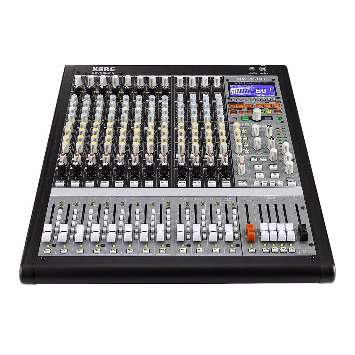 Korg SoundLink MW1608 16-Channel 8-Bus Hybrid Analog/Digital Mixer
