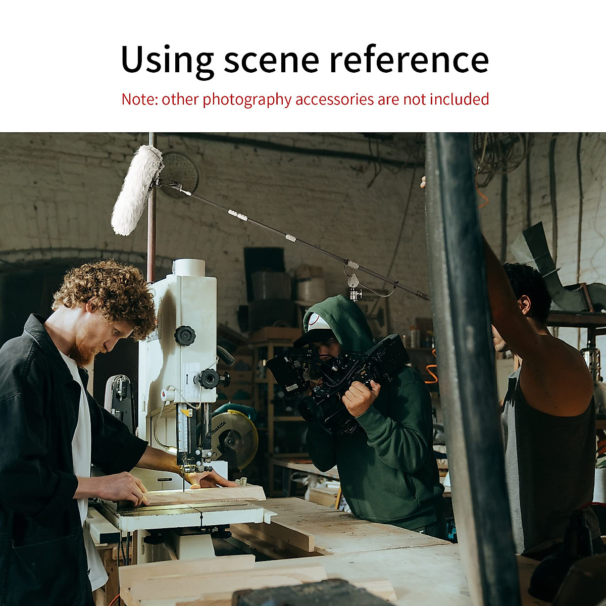 Selens Mic Boom Pole Portable Microphone Boom Arm 5-Section Extendable Handheld Mic Arm Microphone Holder for Sound Recording, Video, Broadcast and Electronic News Gathering, 2.7ft-9.8ft