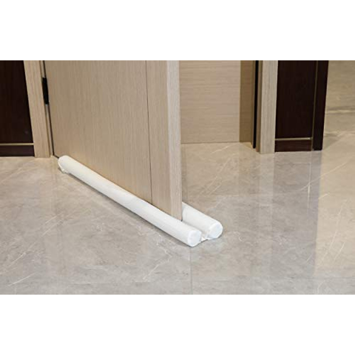 Febos Door Noise Blocker - 36 inches Grey Door Draft Stopper- Door Silencer Sound Proof Door Draft Guard