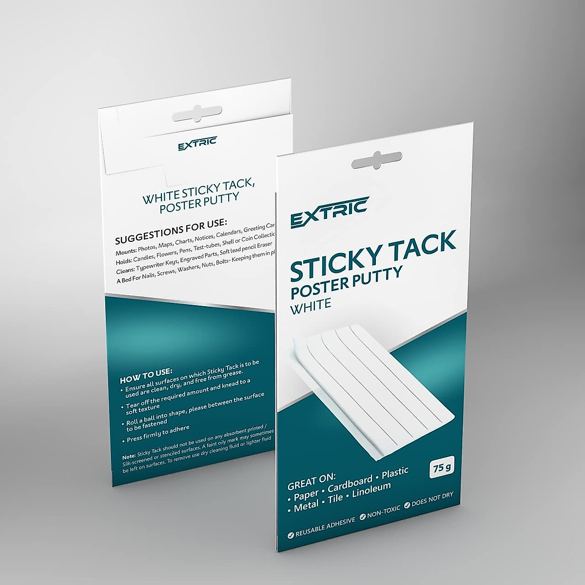 Sticky Tack, Poster Putty, White Color Wall Putty, Sticky Tack for Wall Hanging, Jumbo Classroom Pack Mounting Putty, Tacky Putty