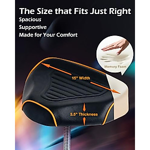 EHWD Premium Motorcycle Drum Throne, Rotatable Stool, Memory Foam Cushion with Anti-Skid Groove, Threaded Height Adjustment with Die-Cast Tripod. Edge Hardware Design NE1M