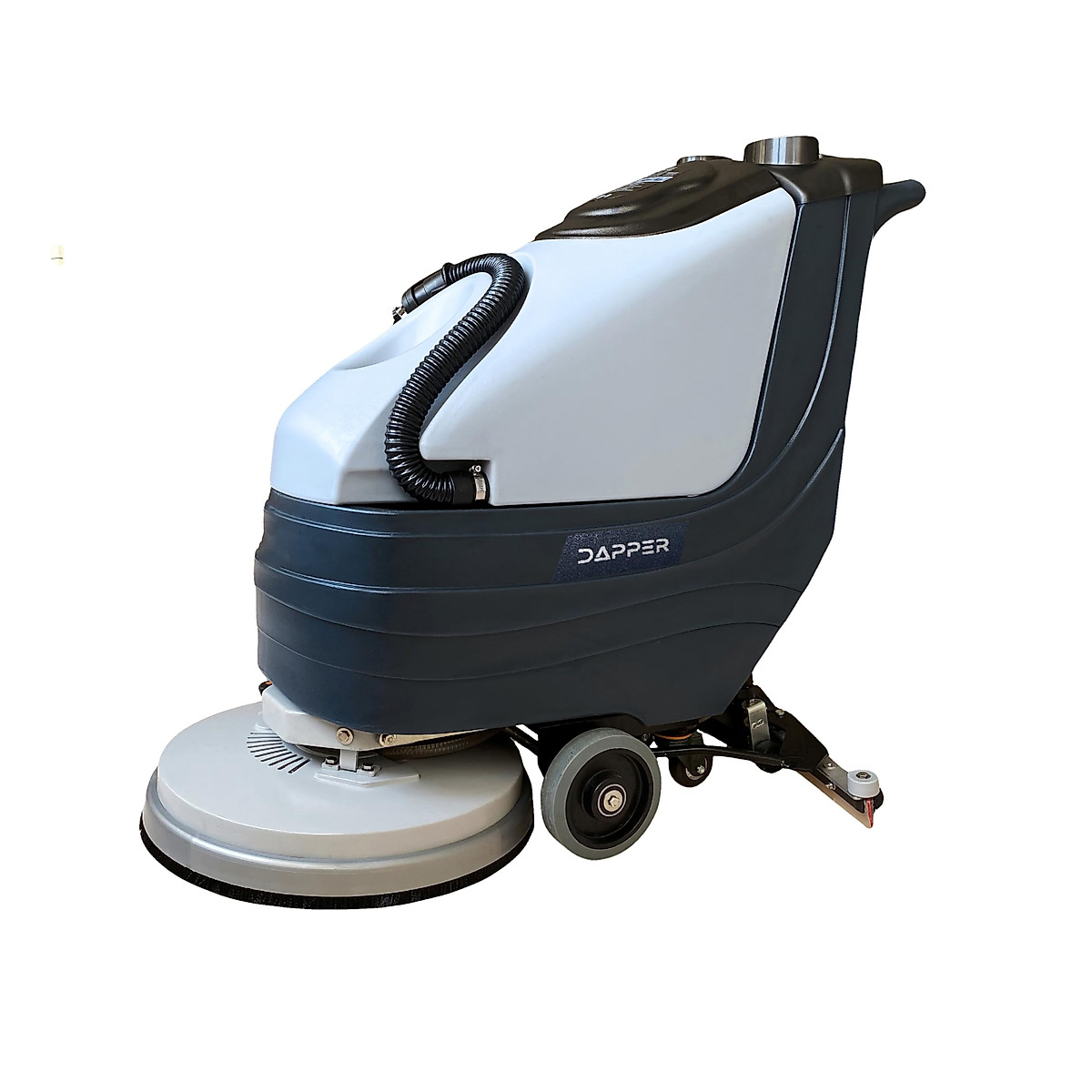 Battery Powered Walk Behind Floor Scrubber Buffer Polisher Machine, 19" Brush, 30" Squeegee Width, 13.5 gal Tank, Brush Speed 220 RPM, Includes a Brush and 3 Scouring pads for Hard Floors