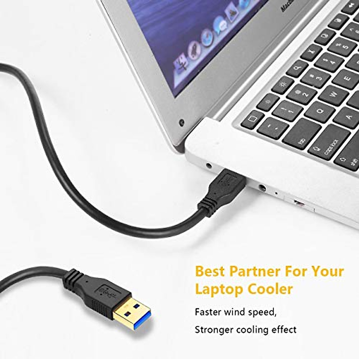 FXAVA USB to USB Cable, USB Cable Male to Male Type A to Type A Cable for Data Transfer Compatible with Hard Drive Enclosures, Laptop Cooler and More - 3.3FT
