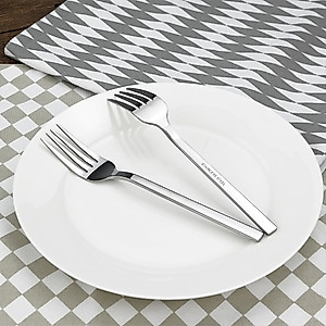 Doryh 12-Piece Stainless Steel Dessert Forks Set