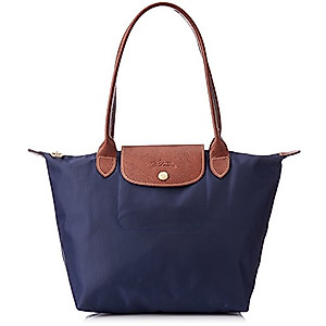 Longchamp Le Pliage Tote Shoulder Bag, Navy Blue, Medium