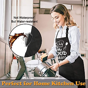 Funny Aprons for Men, Women - Fathers Day Giffts, Mothers Day,Birthday Gifts for Dad,Mom,Wife,Husband, Boyfriend,Girlfriend Baker - Funny Cooking Chef Apron, Fun BBQ Grilling Baking Cooking Aprons