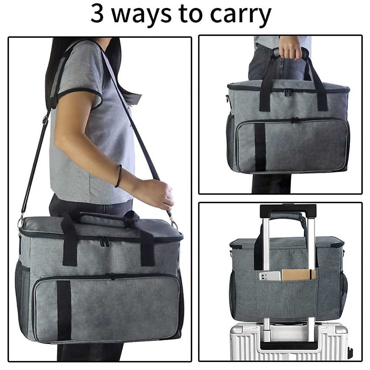 DOITOOL Backpack Game Controller Storage Bag P s 4 Gaming Bag Gaming Backpack Video Game Storage 5 Console Duffle Bag for Travel Game Console Case Handle Velvet Accessory Box