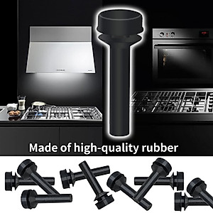 12 Pack WB02X24790 Grate Rubber Feet Compatible with GE Gas Stove Top Range Grate Foot Rubber Pads GE Stove Parts Rubber Grate Bumpers Stove Replacement Cooktop Grate Foot, Ytpoools