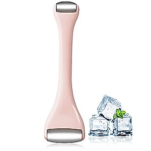 Mini Eye Ice Roller for Eye Puffiness, Facial Ice Roller and Mini Eye Roller 2 In 1, Eye Massager for Migraine Relief, Tighten Pores, Under-eye Relief, Pain Relief, Reduce Wrinkle Puffy for Arms Legs