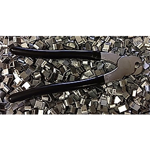 J-Clip Pliers + 2 LBS of J-Clips, Black handle j-pliers j-clip Pliers by RNL RabbitNippLes