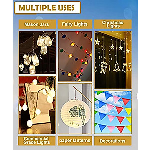 Derkniel 10 FT Outdoor String Light Pole Stand for Garden Lawn, Adjustable Globe Patio Light Post for Hanging Outside Decorate Lighting, 2 Packs