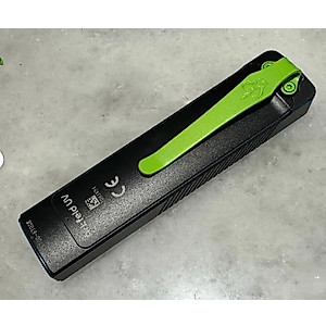 Zombie Green Titanium Deep Carry Pocket Clip For Olight Arkfeld UV Arkfeld PRO Flashlight