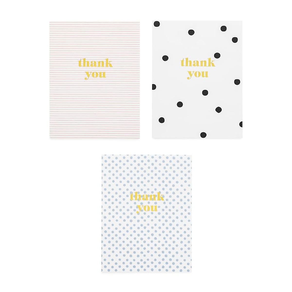 Sugar Paper Cards For Every Occasion Card Box, Greeting Card Assortment Box with Dividers, Set of 12 Greeting Cards and Envelopes, Birthday Cards, Thank You Cards, Generic Cards, Blank Inside, 6.25" x