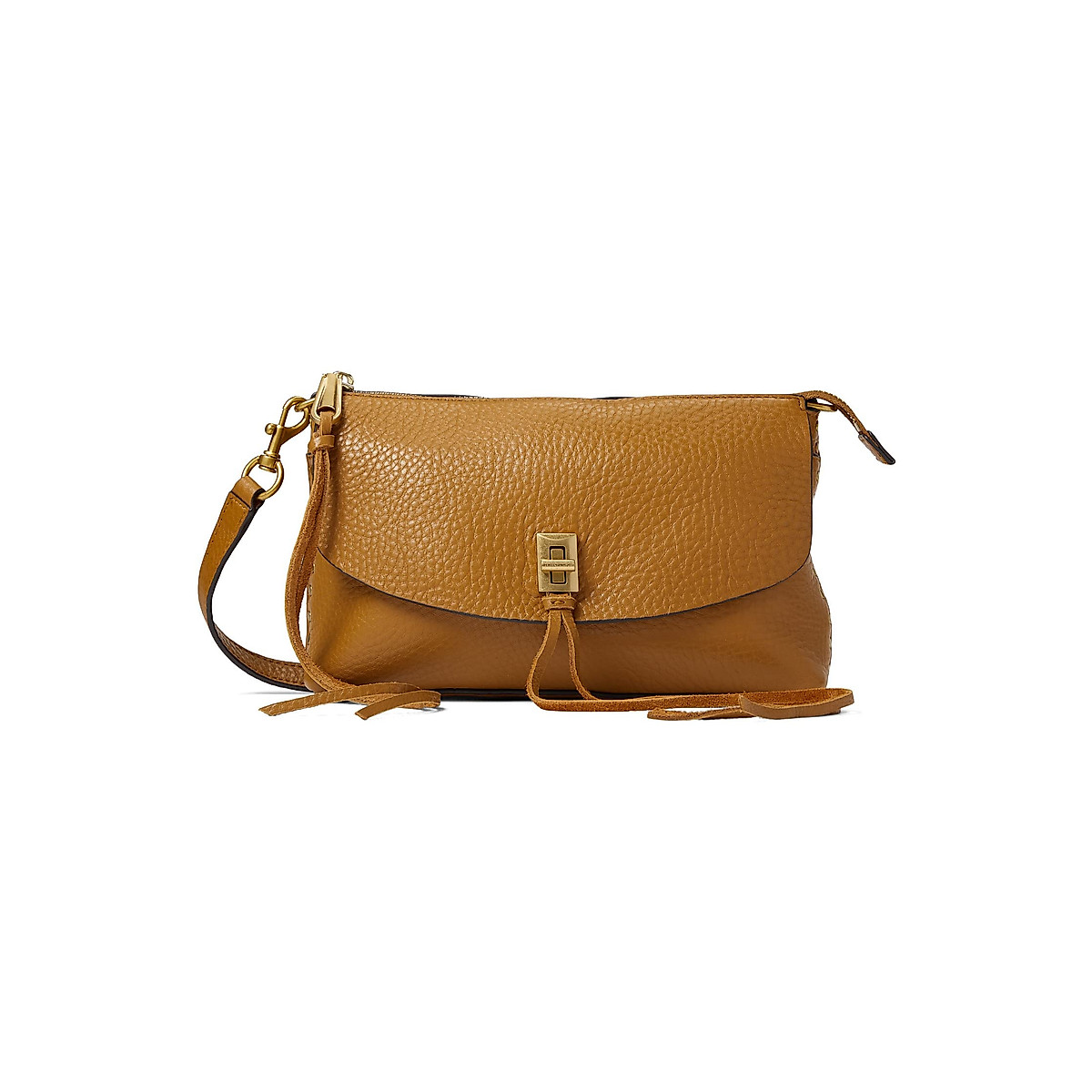 Rebecca Minkoff Darren Top Zip Crossbody Caramello One Size
