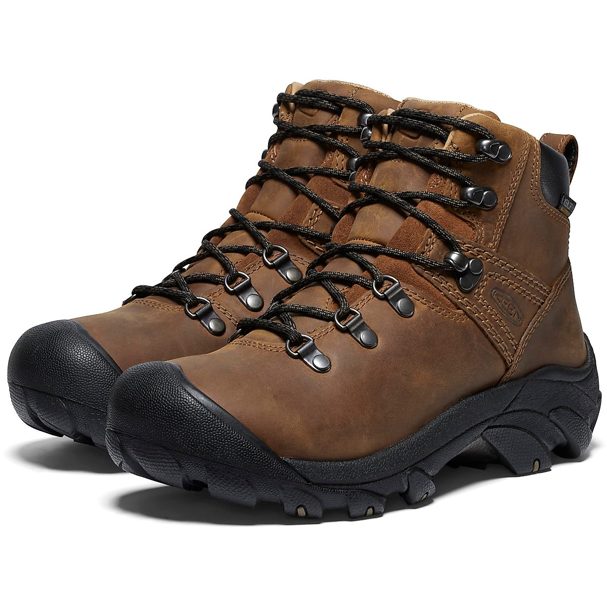 KEEN Women's Pyrenees Mid Height Waterproof Hiking Boots, Syrup, 9