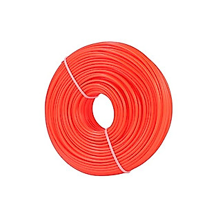 2pcs Trimmer Square Tool Nylon Rope Mower Trimmer Nylon Trimmer Spool Fence line Mower Cords Mower Trimmer Line Nylon Simple Mower Parts Brush Cutter Electric Wire to Rotate