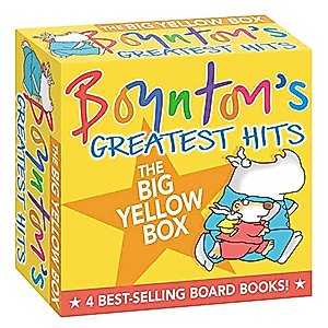 Boynton's Greatest Hits The Big Yellow Box (Boxed Set): The Going to Bed Book; Horns to Toes; Opposites; But Not the Hippopotamus