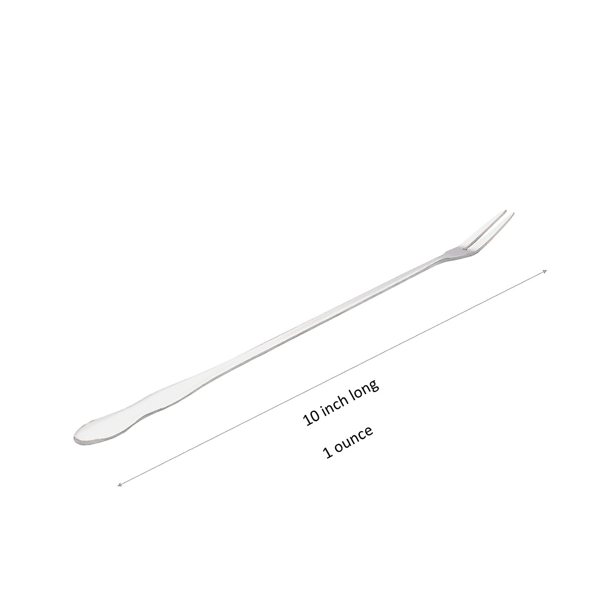 10 Inches Long Pickle Fork, 5 Pcs Long Handle Olive Fork, Stainless Steel Cocktail Forks, Pickle Grabber, Pickle Picker, 2 Prong Dessert Forks, Fruit Fork