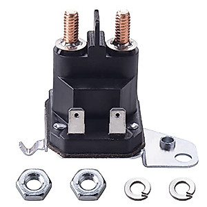 Gashwer 12V Starter Solenoid Relay Riding Lawn Mower Compatible with Cub Cadet XT1 XT2 Enduro RZT LT1 ZT1 ZT2 MTD Troy-Bilt Craftsman Yard Man Machines Zero Turn 725-06153A 725-06153