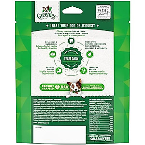 Greenies Original Regular Natural Dental Care Dog Treats, 6 oz. Pack (6 Treats)