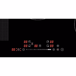 K&H SIGNATURE SERIES 5 Burner 31.5 Inch Built-in Induction Electric Stove Top Ceramic Cooktop Touch Control 240V 9200W IN30-9200FLX