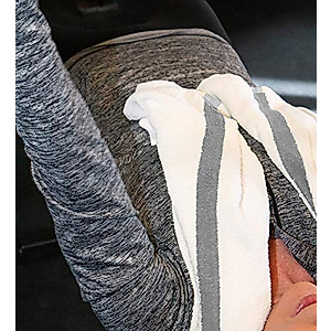 Arkwright White Hand Gym Towels - (Pack of 12) Decorative Luxury Hotel Guest Bulk Towel, Soft and Absorbent, Perfect for Workout, Spa, and Bath, 16 x 27 in, Grey