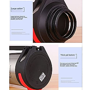 Thermos Cup 1200-4000ML Large Thermos Bottle Vacuum Flasks Stainless Steel Hydro Insulated Water Thermal Cup With Strap 48 Hours Insalation Thermos Coffee Cup (Color : 4000ML, Size : 1 PCS Blue)