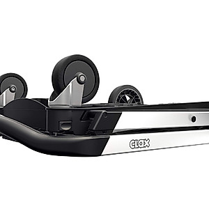 CLAX® The Original | Made in Germany | Multi Use Functional Collapsible Carts | Mobile Folding Trolley | Storage Cart Wagon | Shopping Cart with 2 Storage Crates (Black)