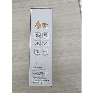 Sahara Sailor Water Bottles, 25oz Motivational Sports Water Bottle with Time Marker - Times to Drink - Tritan, BPA Free, Wide Mouth Leakproof, Fast Flow Technology with Clean Brush (1 Bottle)