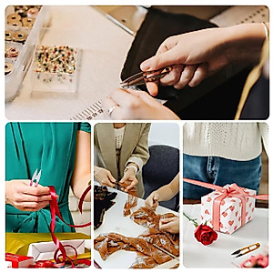 HAALII 4.1 inch Multicolor Mini Sewing Scissors, 3pcs Sewing Scissors Yarn Thread Scissors Mini Small Snips Trimming Nipper DIY Supplies