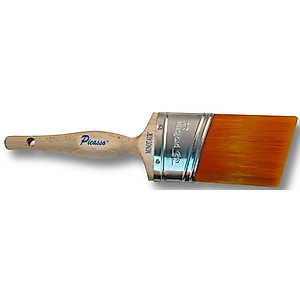 ProForm Series PIC21-3.0 3" Picasso Minotaur Bulb Handle Angled Oval Paint Brush