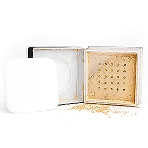 Palladio Rice Powder, Natural, Loose Setting Powder, Absorbs Oil, Leaves Face Looking and Feeling Smooth, Helps Makeup Last Longer For a Flawless, Fresh Look