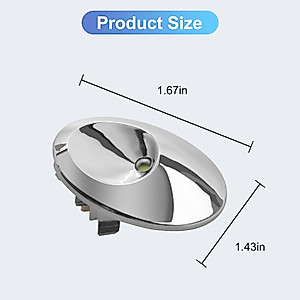 Aulpq Refrigerator LED Light Assembly WR55X11132 for Ge Led Refrigerator Light Bulb Covers Assembly - 2024 New Up