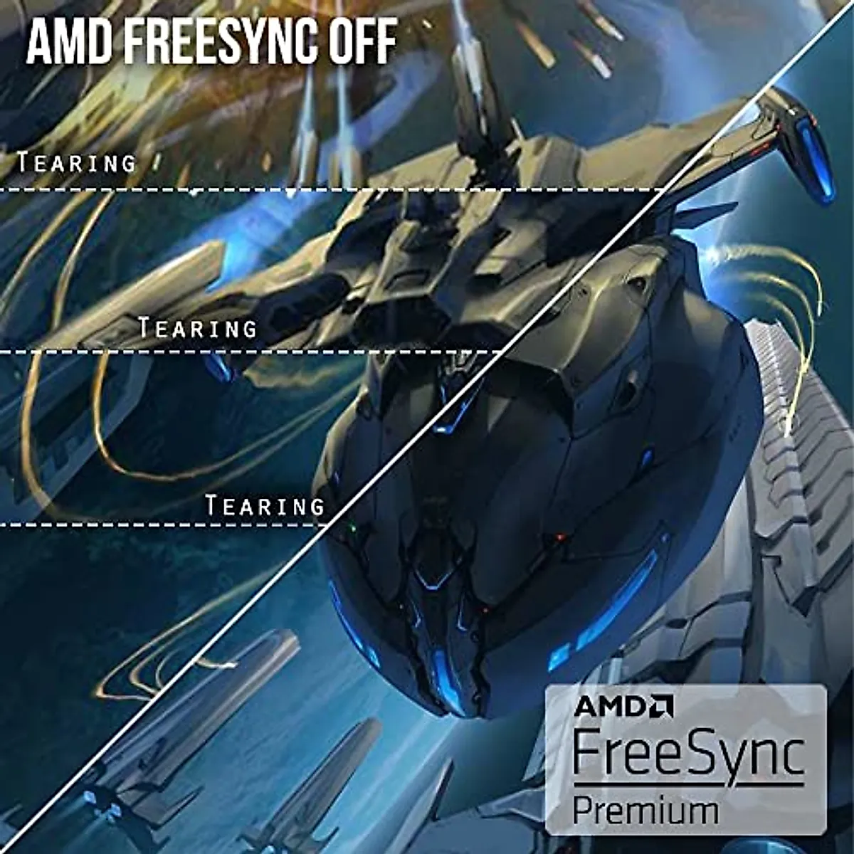 Sceptre 27-inch IPS Gaming Monitor up to 165Hz DisplayPort HDMI 300 Lux Build-in Speakers, Machine Black (E278B-FPT168)