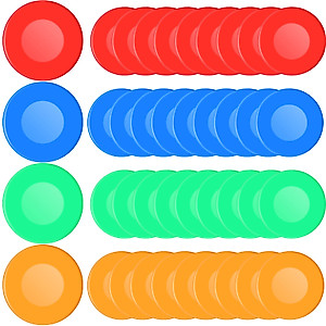 40 Pack Stethoscope Head Cover Protector Soft Silicone Stethoscope Spare Parts Disposable Replacement Stethoscope Diaphragm Covers Accessories Kit Supply for Hospital Doctor Nurse, 4 Colors