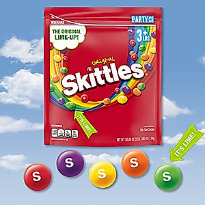 SKITTLES Original Chewy Candy, Party Size, 50 oz Bag