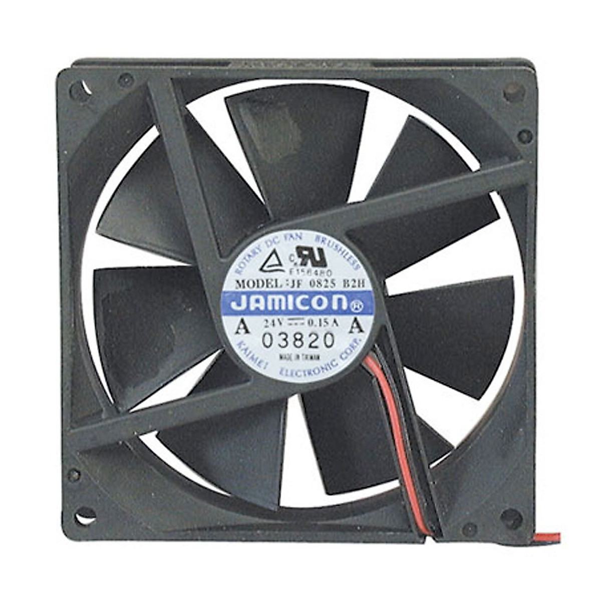 Jamicon Corpora JF0825B2H-005-065R DC Brushless Fan, 24V, 80 mm