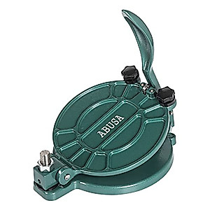 ABUSA Manual Thickness Adjustable Tortilla Press 8 Inch Tortilla Maker Green - Tortilla,Taco,Empanadas and so on …