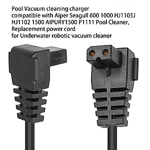 12.6V 1.8A Charger for Aiper Robotic Pool Cleaner Compatible with Aiper Seagull SE 600 HJ1103J HJ1102 600 1000 1500 AIPURY1500 P1111 Robotic Pool Cleaner Charger Power Cord