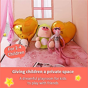 Kids Play Tent Princess Playhouse Pink Castle Playhouse.Outdoor Playhouse,Tent for Kids,Tents for Kids Play House.Toddler Tent.Pink Tent for Princess Tent