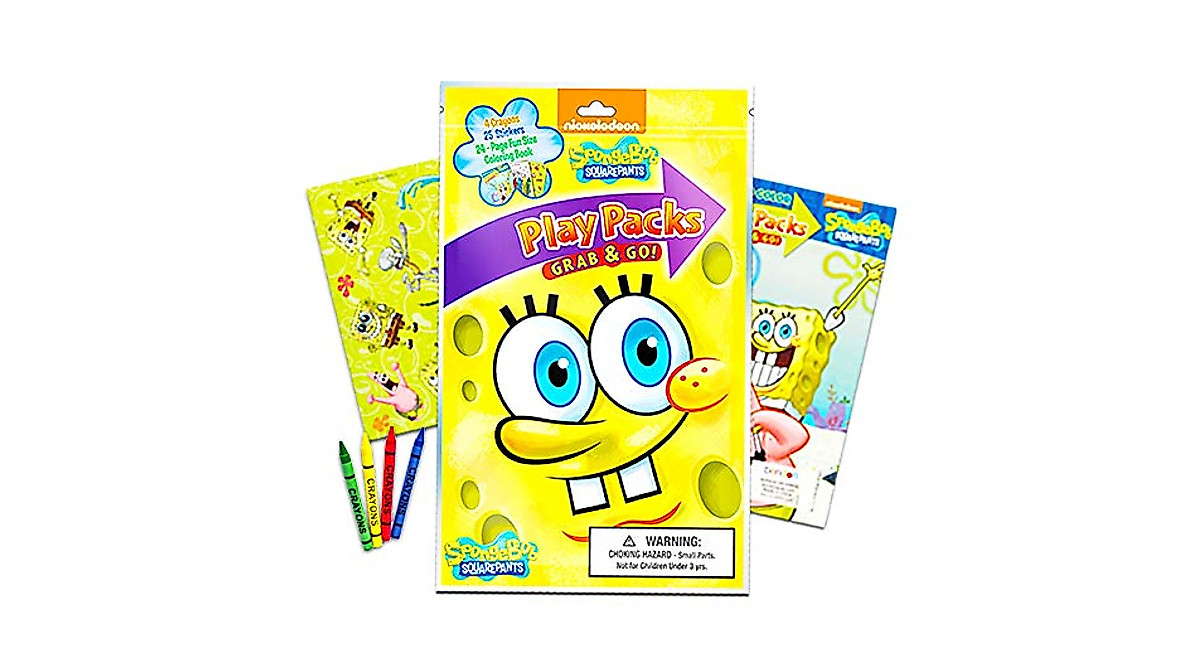 SpongeBob Coloring Activity Book Set with Stickers