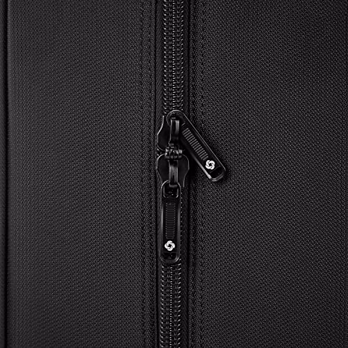 Samsonite Ascella 3.0 Softside Expandable Luggage with Spinners, Black, 2W Garment Bag