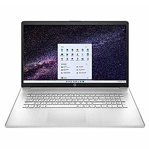 HP Light Thin Laptop, 17.3" Brightview Touchscreen, 6 Core AMD Ryzen 5 5500U 4GHz (>i7-1065G7), Type-C, HDMI, Long Battery Life, AMD Radeon Graphics, Wi-Fi, Win11 (12GB RAM | 1TB HDD)