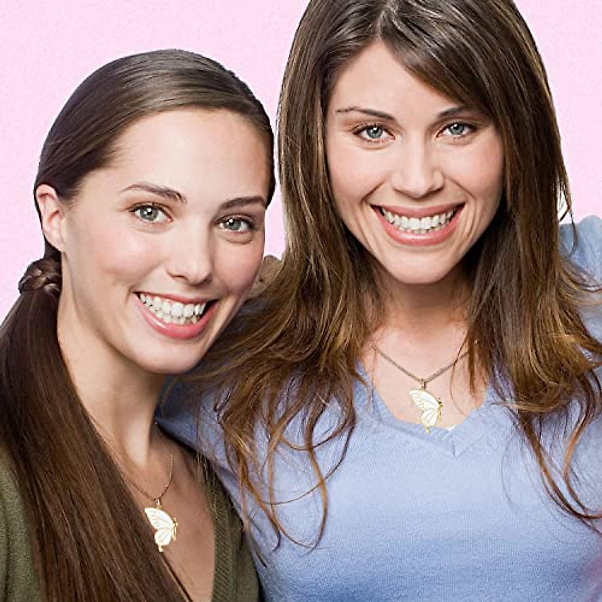 XIANNVXI Friendship Best Friend Necklace Bracelet Set BFF Gift Matching Necklaces Bracelet Jewelry for 2 - Gold