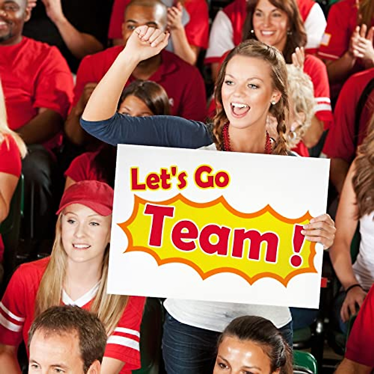 6-Pack Corrugated Plastic Yard Signs with Stakes 17x12 for Outdoor, Garage Sale Supplies, Estate Sale, Open House Poster Board, Birthday, Moving, Lawn, 4mm Thick, White Blank Surface Sheets