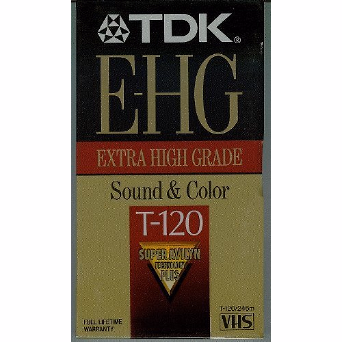 TDK E-HG Extra High Grade T-120 Video Cassette Tapes - Super Avilyn Technology PLUS