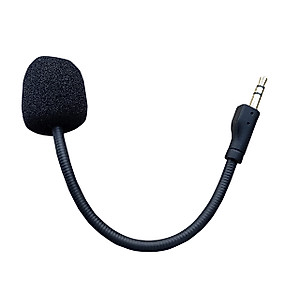 TNE Replacement Game Mic for Logitech G Pro X Detachable Microphone Boom for Logitech G Pro and G Pro X PS4 Pro PS5 Xbox One X Computer PC Gaming Headsets 3.5mm Jack Noise Cancelling