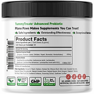 Probiotics for Dogs All Ages - Dog Probiotics for Digestive Health - Digestive Enzymes for Gut Flora, Diarrhea & Bowel Support - Gut Health Support Prebiotics for Dogs - 90 Probiotic Chews for Dogs