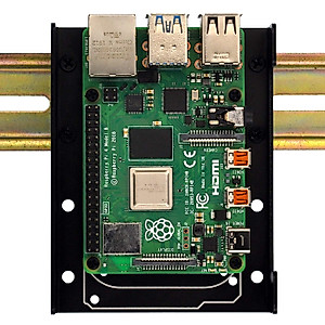 DIN Rail Mount Bracket for Raspberry Pi 1A+ 1B+ 2B 3B 3B+ 4B Zero Arduino Uno Mega Mkr BeagleBone Black
