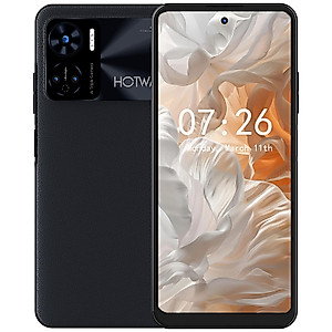 HOTWAV Note 12 Smartphone Android 13 2023, 8GB+128GB (1TB TF) 48MP 6.8" HD+Cellphone,6180 mAh Battery 20W Fast Charging, Octa-Core 4G LTE Dual SIM Face ID/Fingerprint/GPS/NFC(Black)